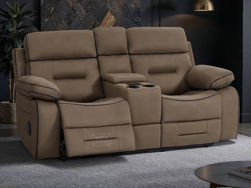 Mocha Leather Sofas | Luxe Look, Delivered in 3–10 Days