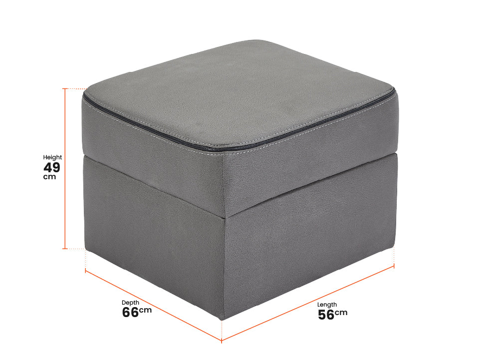 3 Seater Electric Recliner Sofa In Grey Fabric | £25 OFF